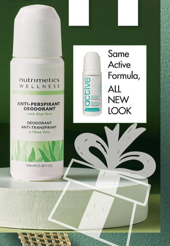 NEW Active Wellness Roll-On Anti-Perspirant Deodorant by Nutrimetics – The Glow Beauty Edit